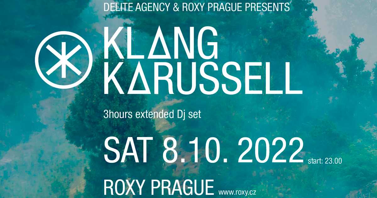 Klangkarussell 3hour extended set bei Roxy, Prague