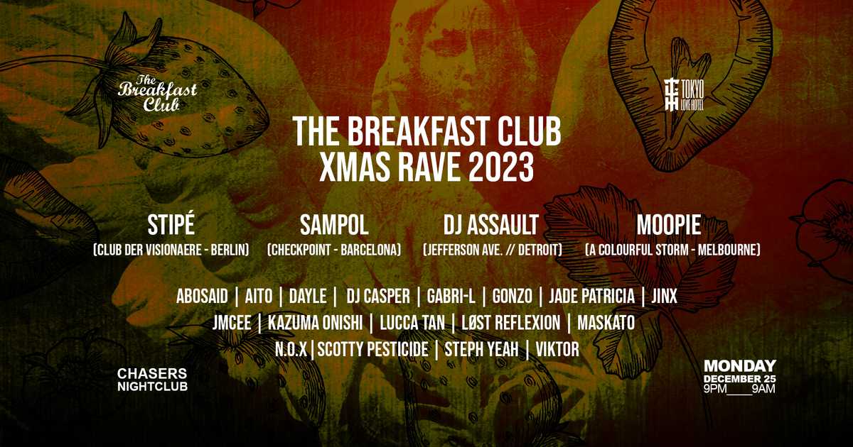 The Annual Breakfast Club Xmas Rave (2023 Edition) at Chasers Nightclub ...