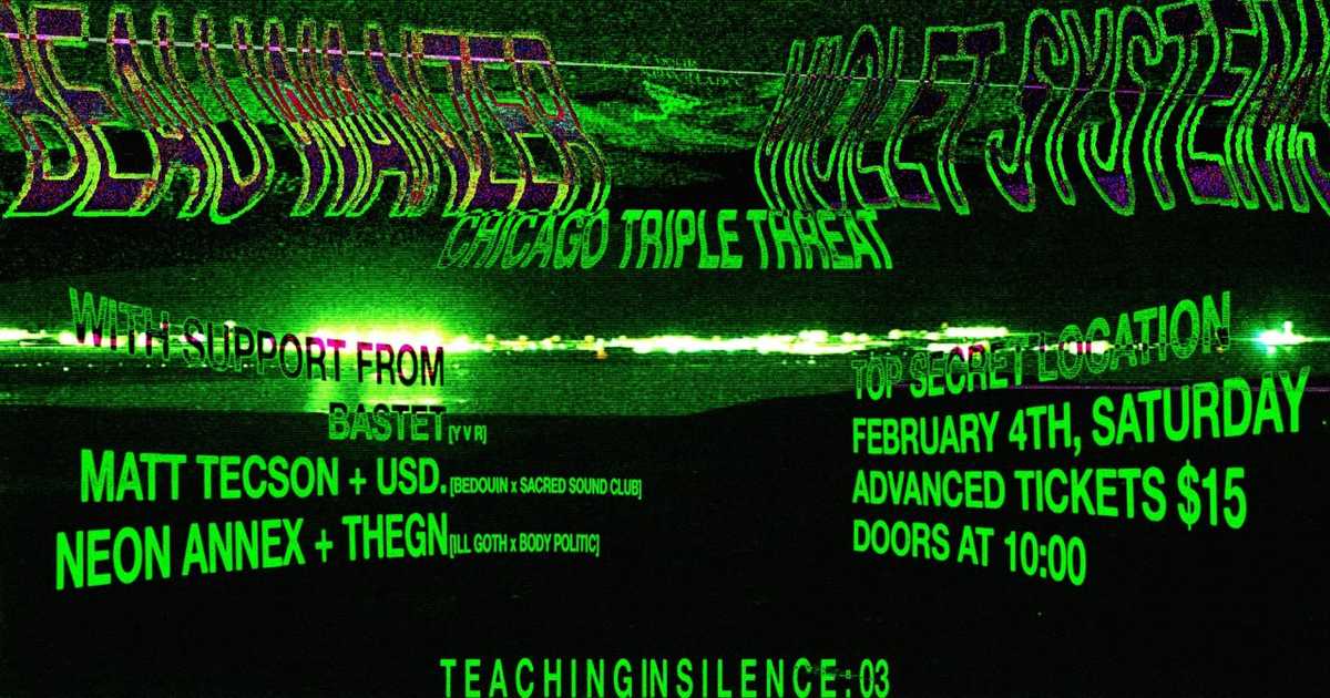 Beau Wanzer [Nation/LIES] / Violet Systems [Tekk Dj'z/시체] a Vancouver ...