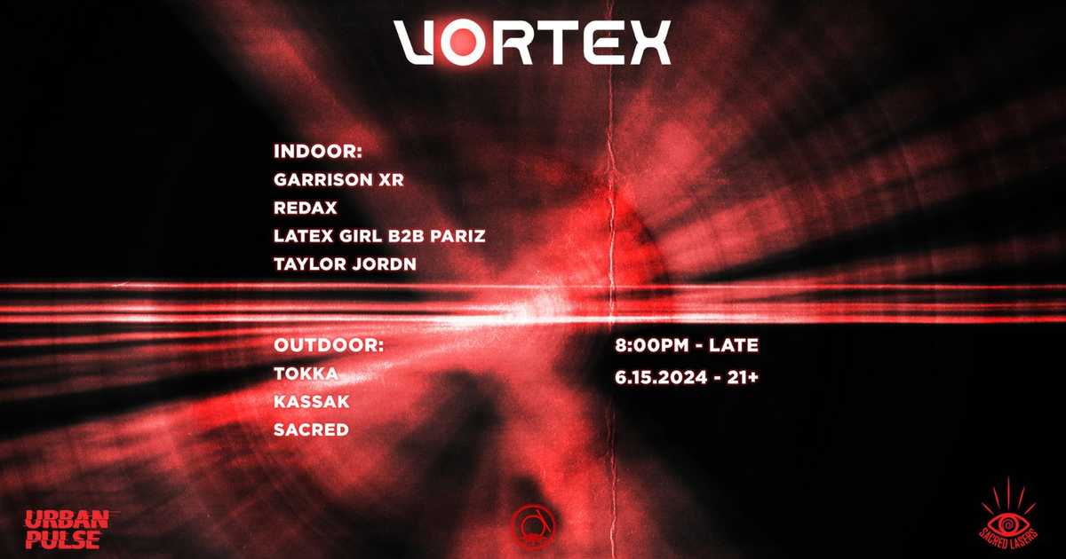 VORTEX - Urban Pulse x Sacred Lasers at Tangent Gallery, Detroit
