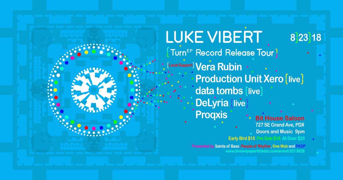 Luke Vibert in PDX a Bit House Saloon, Portland