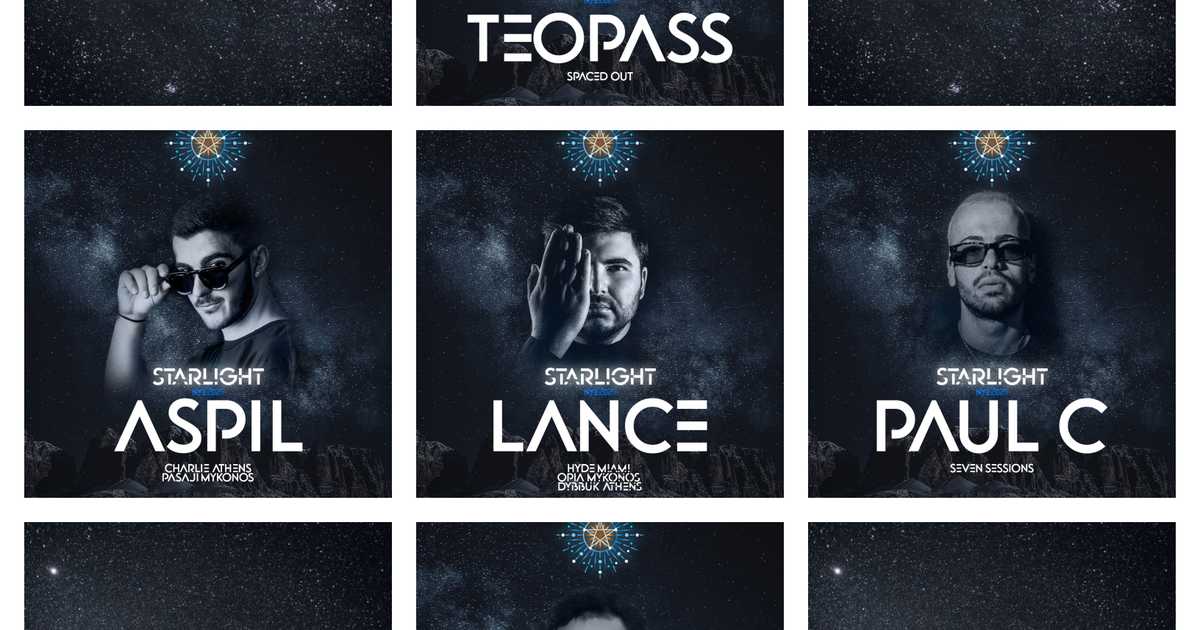 Starlight Experience NYE Event at TBA - Theatraki Marina Patras, Greece