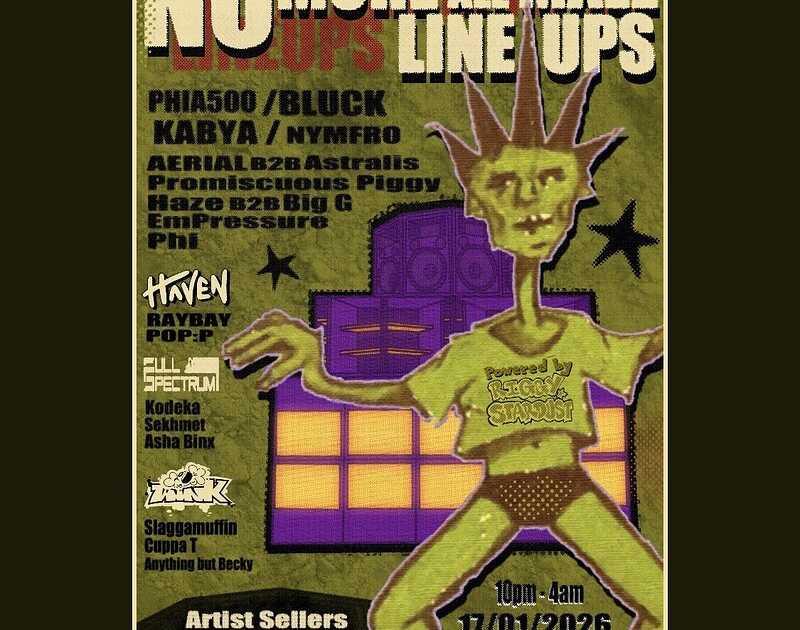 NoMoreAllMaleLineups! at The Loco Klub, Bristol