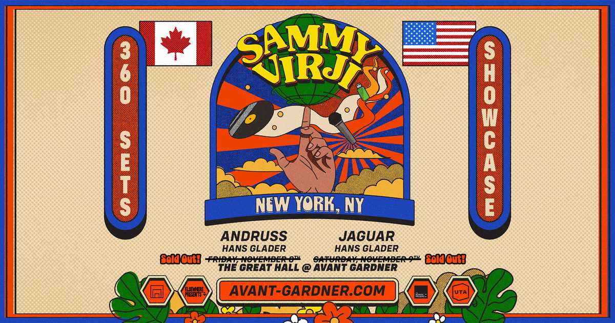 SAMMY VIRJI – FALL TOUR at Avant Gardner, New York City