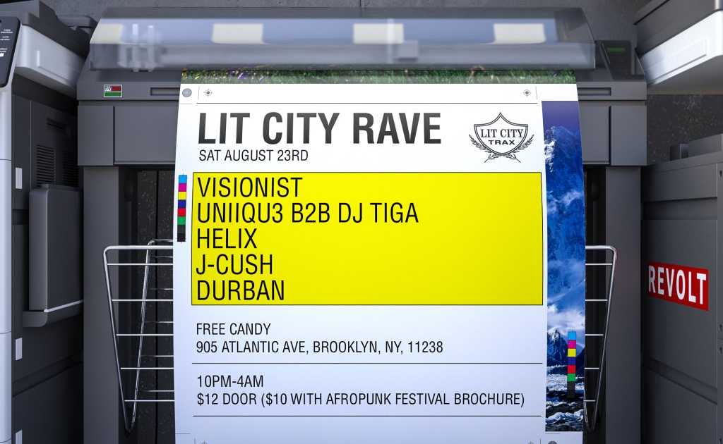 Lit City Rave x Afropunk After Dark with Visionist, Uniiqu3 b2b DJ Tiga ...