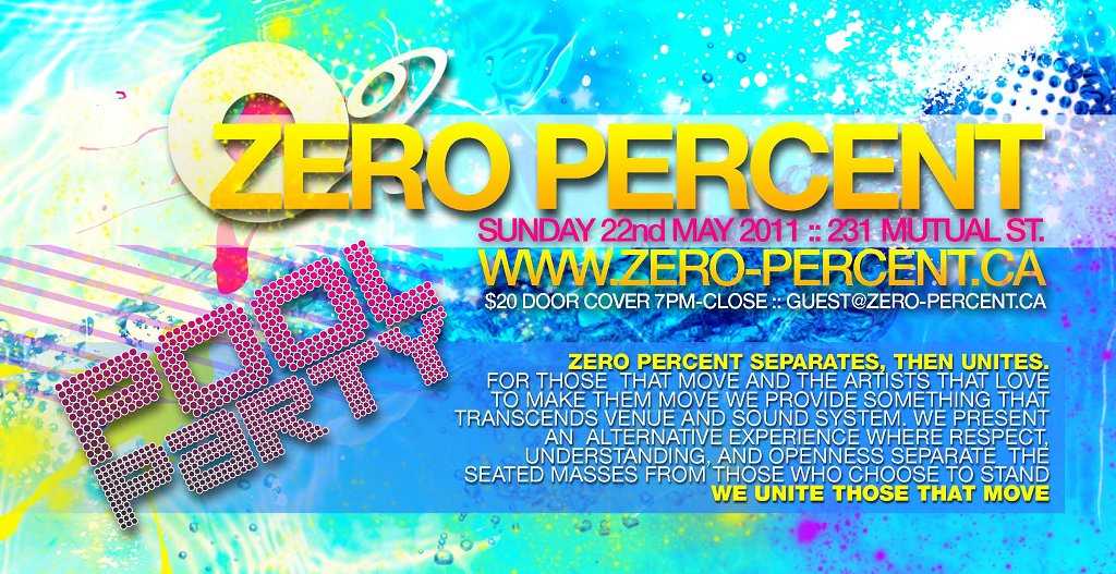 Zero Percent Pool Party - Pauze, Matthew & Marcus and Gridmode en Oasis ...