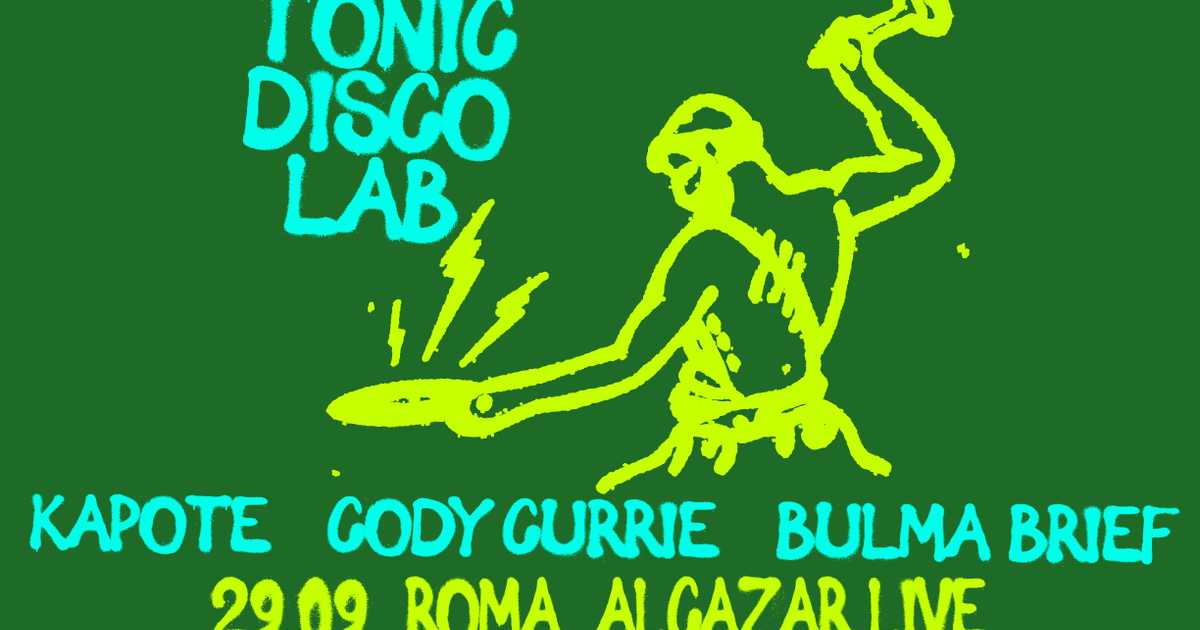 TONIC DISCO LAB • Ep. 1 at Alcazar Live, Rome