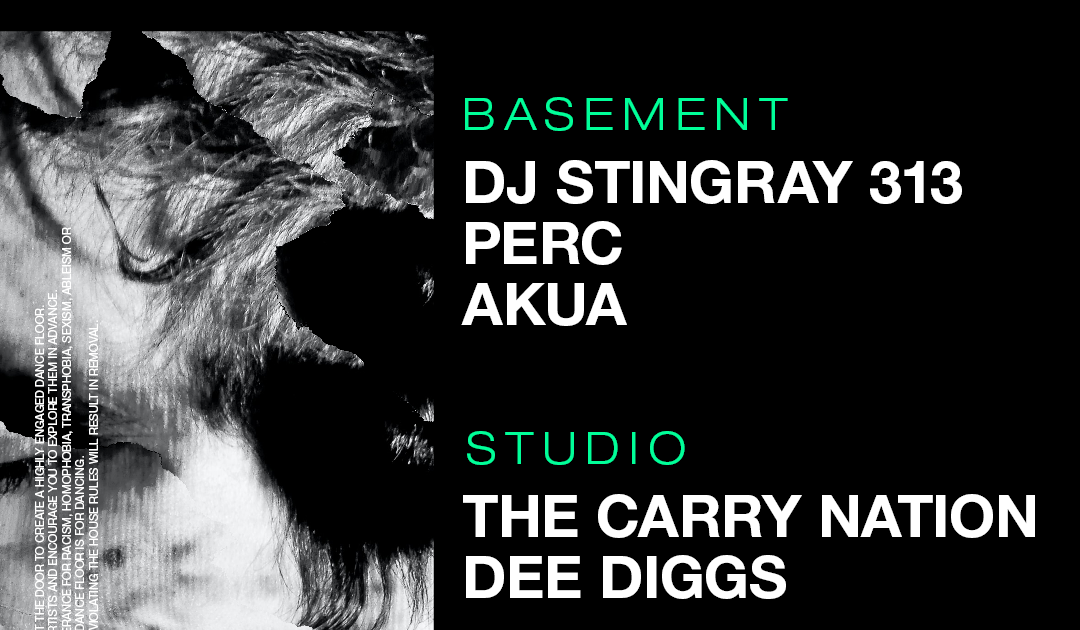 DJ Stingray 313 / Perc / Akua / The Carry Nation / Dee Diggs bei ...
