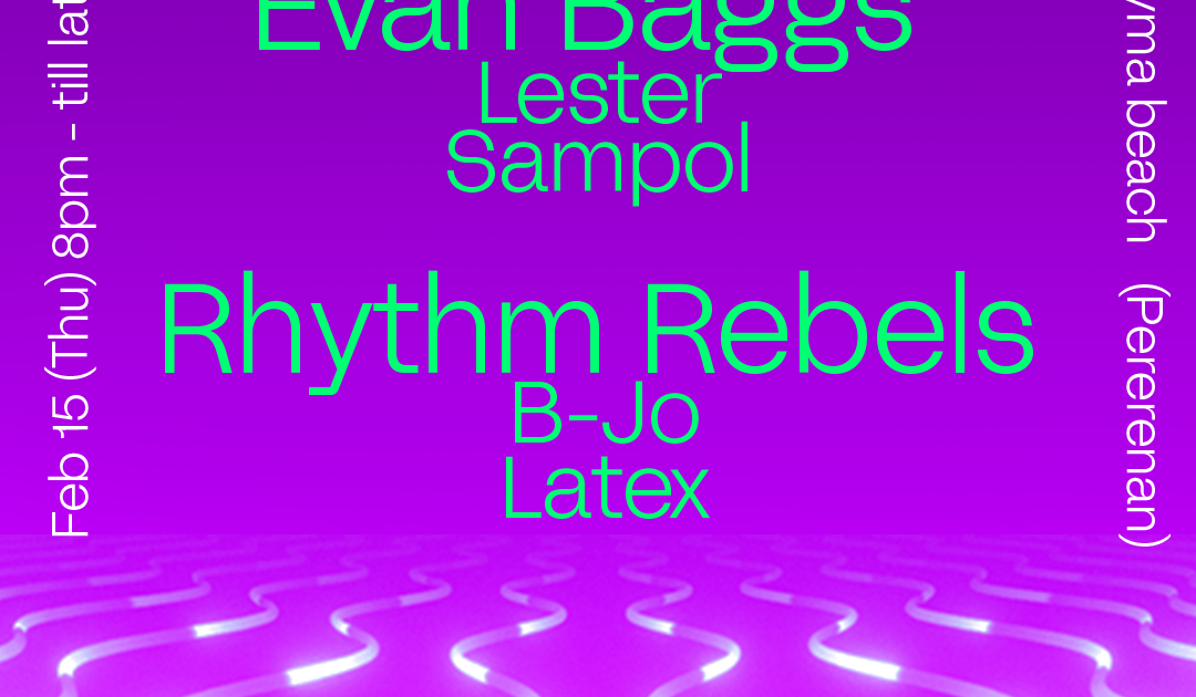 Evan Baggs at Outing by Desoner x Beavantgarde at Lyma Beach, Bali