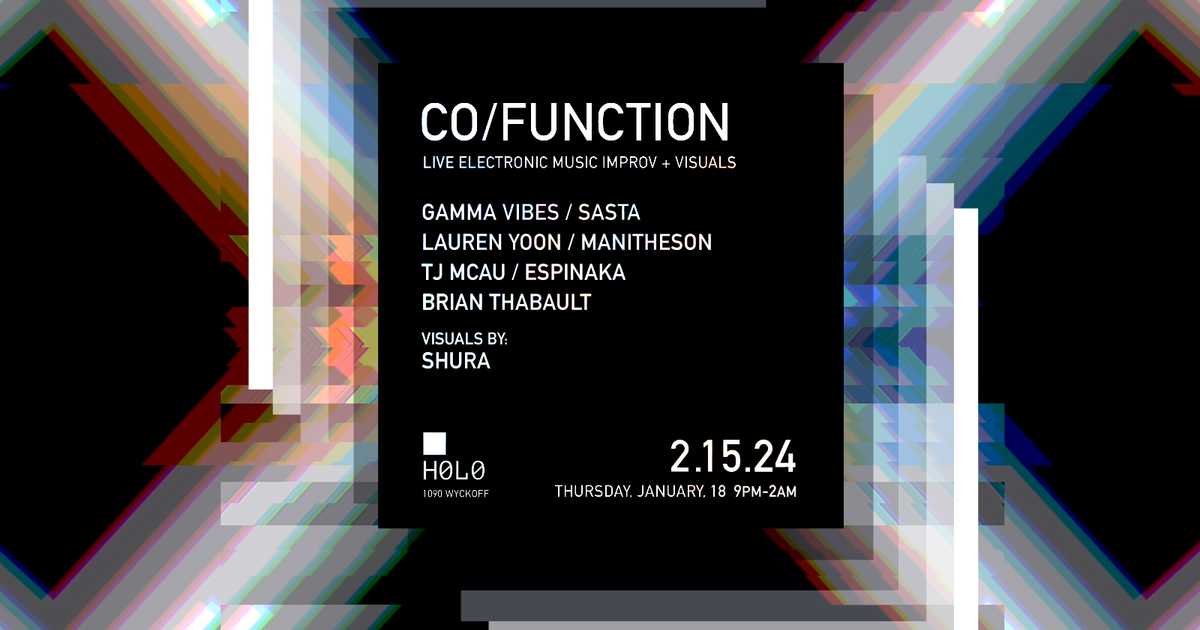 Co/Function 14 at H0L0, New York City