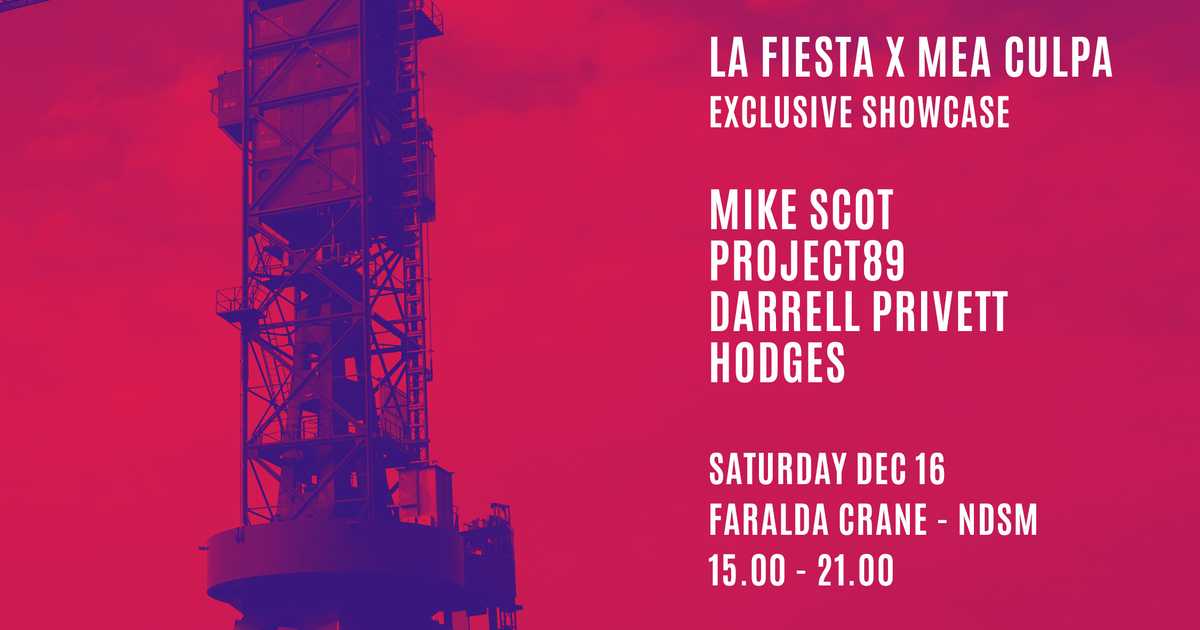 La Fiesta x Mea Culpa at Crane Hotel Faralda, Amsterdam