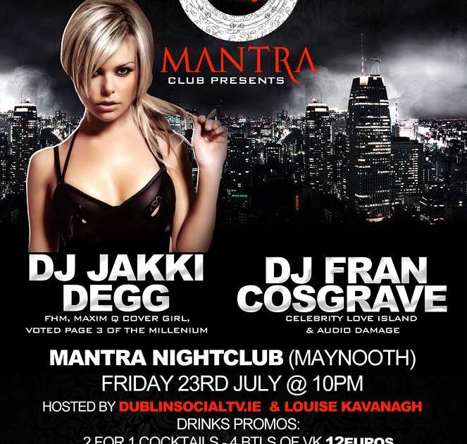 Fhm Party with Dj Jakki Degg & Fran Cosgrave at Mantra Nightclub, Irlanda