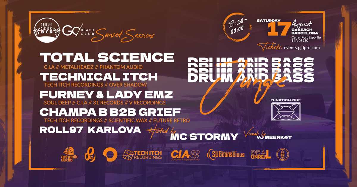 SUNSET SESSIONS // DNB SHOWCASE // Total Science - Technical Itch ...
