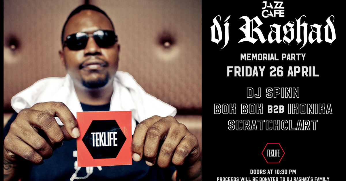 DJ Rashad 10 Year Memorial Party with DJ Spinn, Bok Bok b2b Ikonika ...
