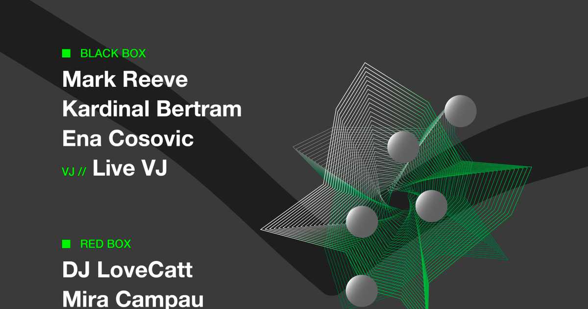 Mark Reeve / Kardinal Bertram / Ena Cosovic / DJ LoveCatt / Mira Campau ...