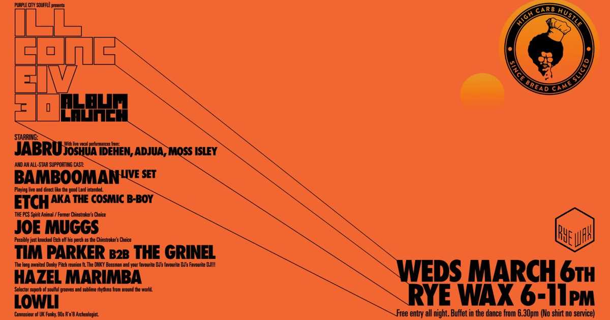 Jabru - Ill Conceived Album Launch Party bei Rye Wax, London