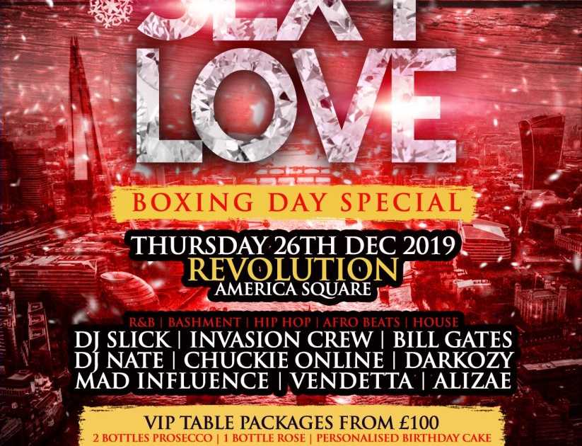 Sexy Love - Boxing Day Special bei Revolution, London