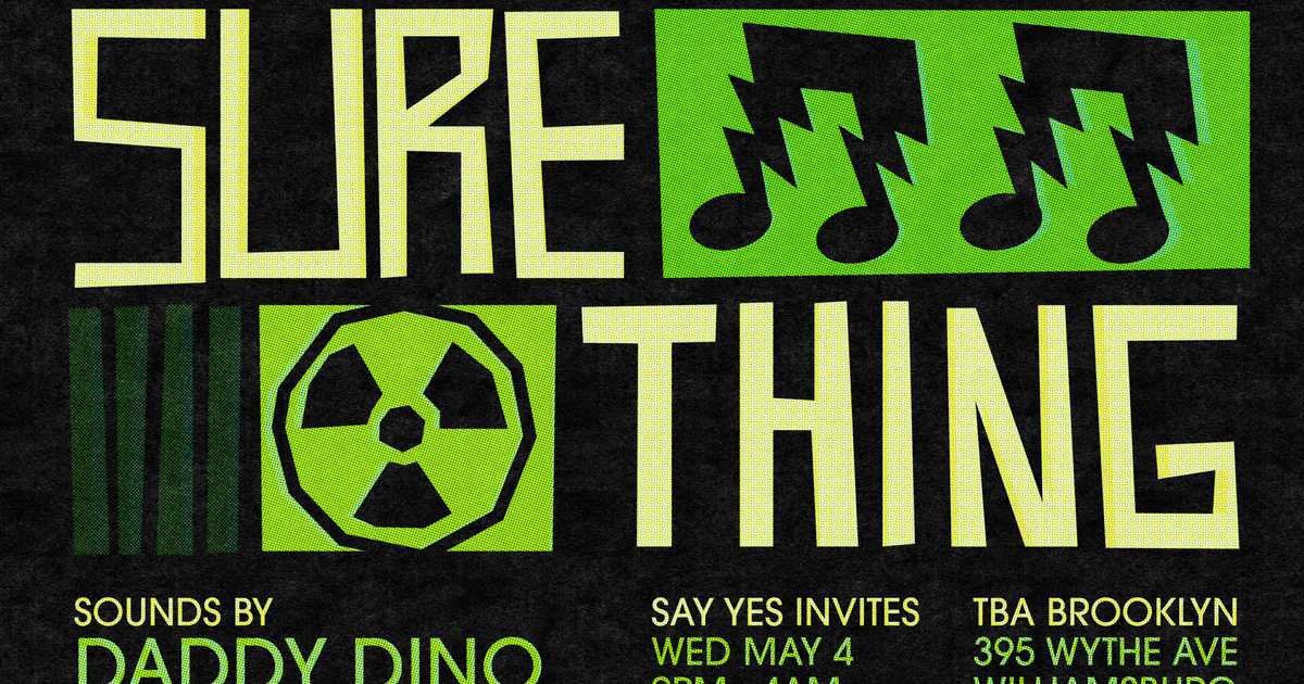 Sure Thing: Daddy Dino / Michelle Kay / Erez.jpg / Halverson em TBA ...