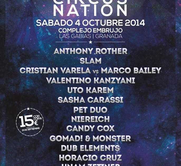 Circus Nation en Complejo Embrujo, Sur