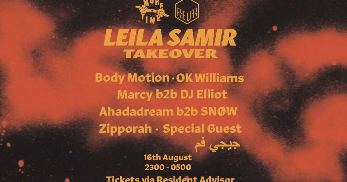 More Time Records: Leila Samir Takeover at Rye Wax, London