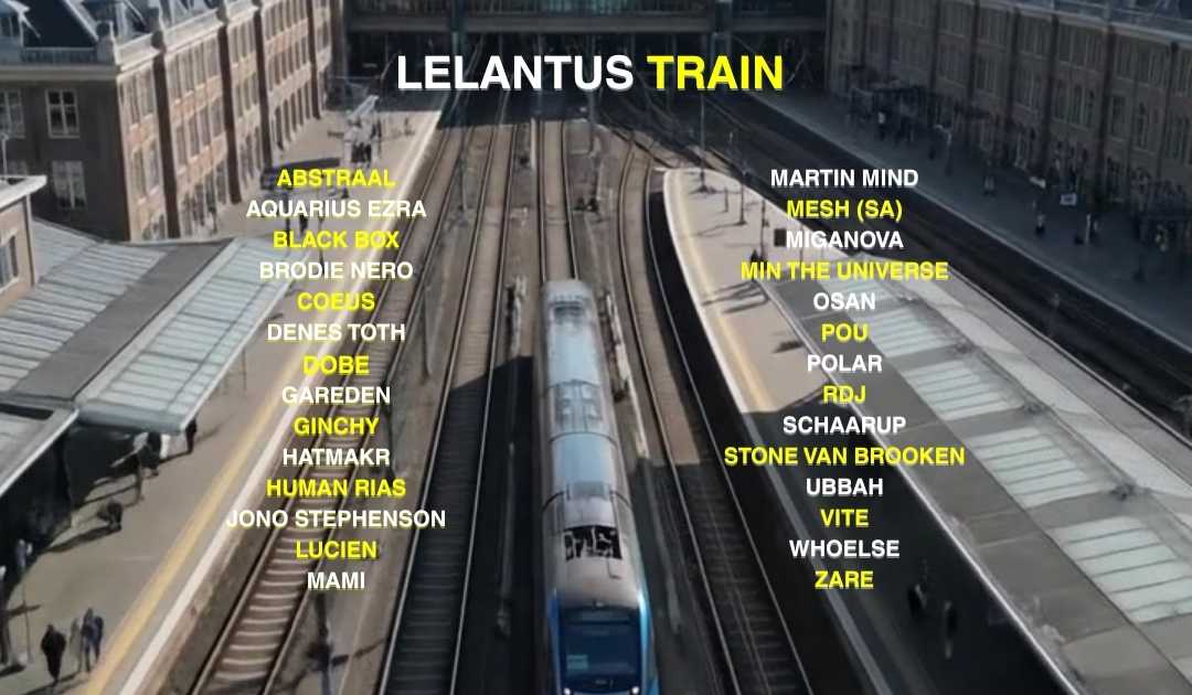 Lelantus ADE TRAIN - SUNSET EXPERIENCE [SOLD OUT] at Amsterdam Central ...