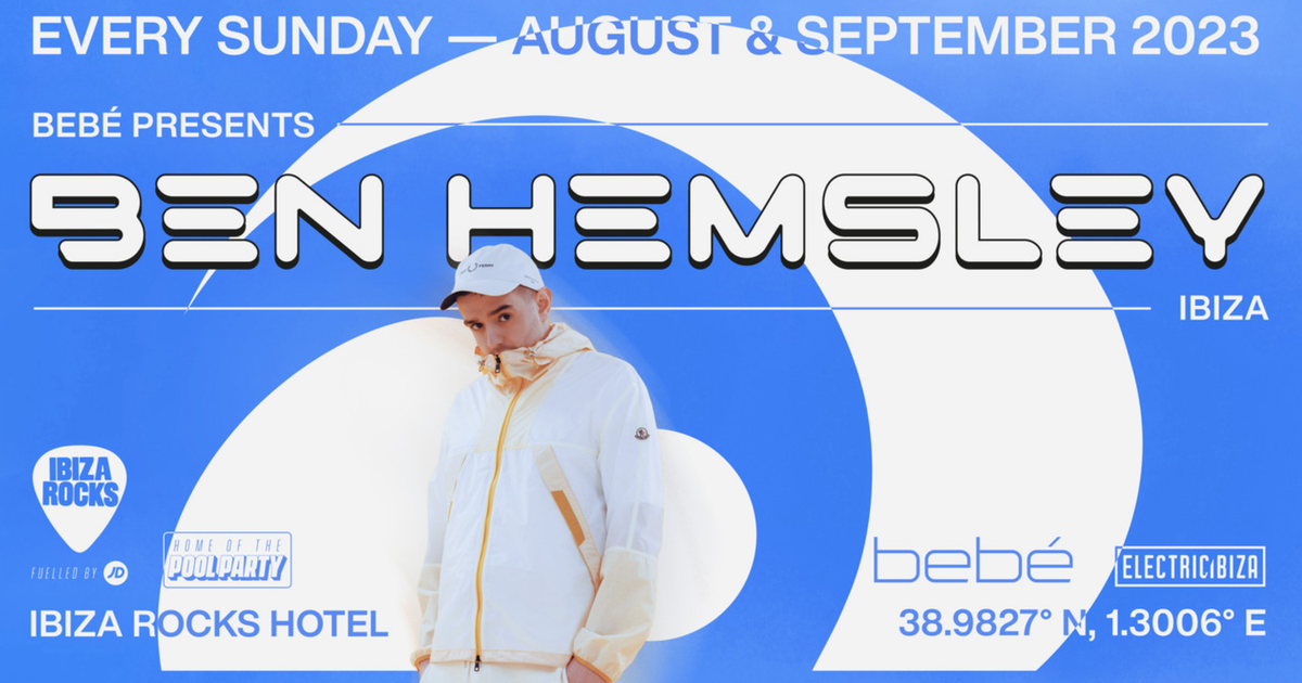 Ben Hemsley Closing Party em Ibiza Rocks Hotel, Ibiza