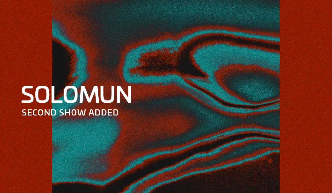 Teksupport: Solomun (open-air) SECOND SHOW ADDED at Brooklyn Army ...