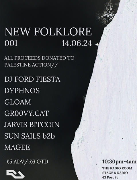 New Folklore 001 - Palestine Action Fundraiser at The Radio Room ...