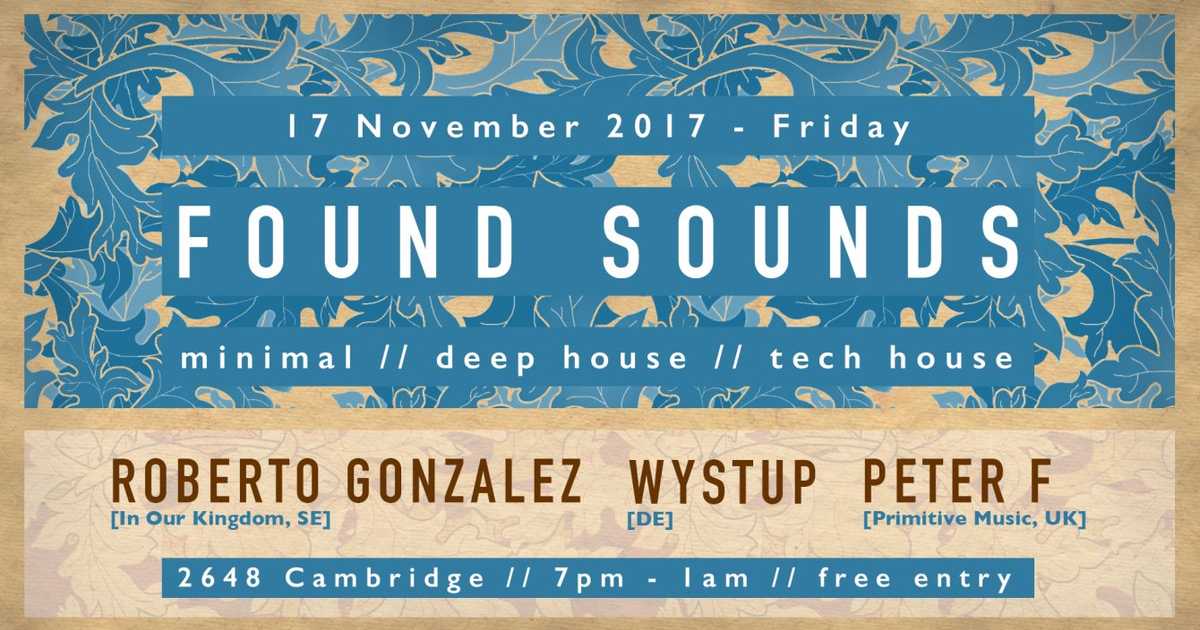 Found Sounds Cambridge en 2648 Cambridge, South + East