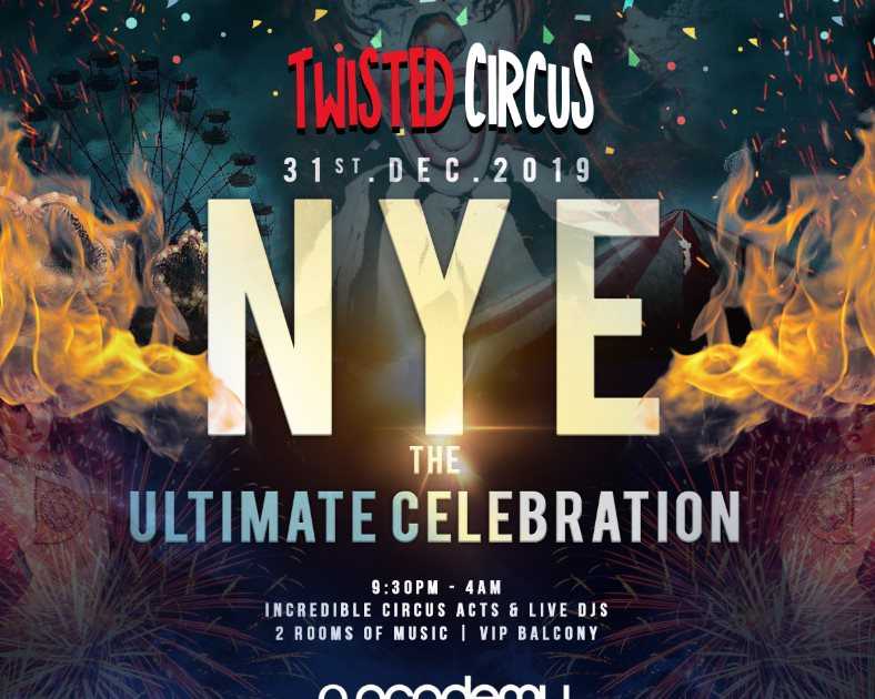 Twisted Circus NYE Festival: Liverpool em O2 Academy Liverpool, Liverpool
