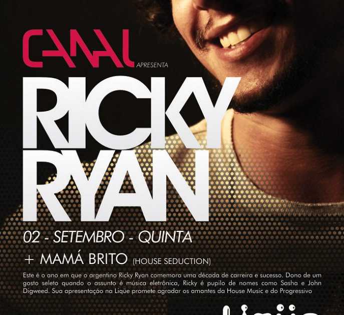 Canal Apresenta Ricky Ryan at Liqüe, Brazil