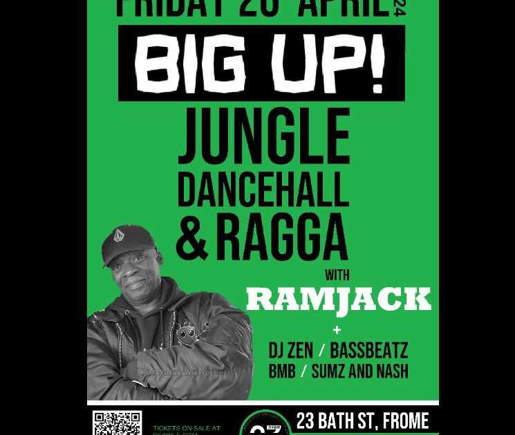 Big Up! Jungle Dancehall and Ragga at 23 Bath St, West + Wales