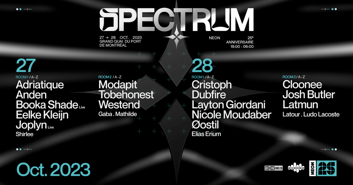 Spectrum avec Adriatique, Nicole Moudaber, Cloonee, Dubfire, at Grand ...