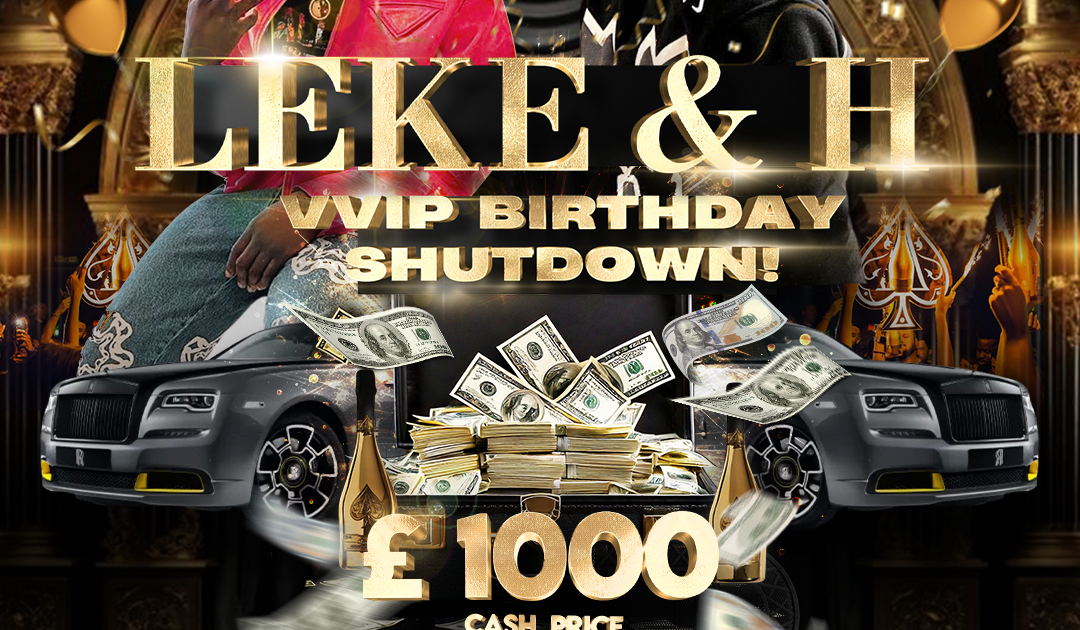 VIBE COLLECTIVE: THE VVIP BIRTHDAY EXPERIENCE at 142b Lounge, Glasgow