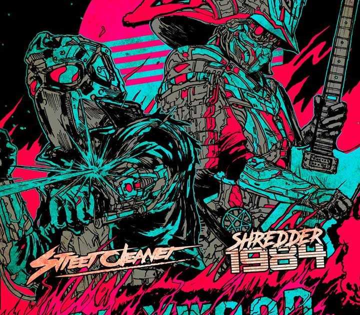 Nightwav Feat. Street Cleaner & Shredder 1984 bei The Echoplex, Los Angeles
