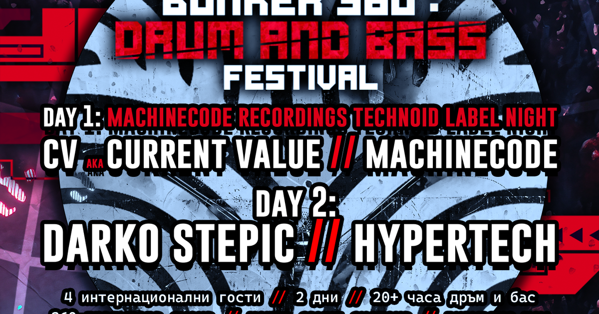 BUNKER 360° DRUM AND BASS FESTIVAL at TBA - BUNKER CLUB, Sofia