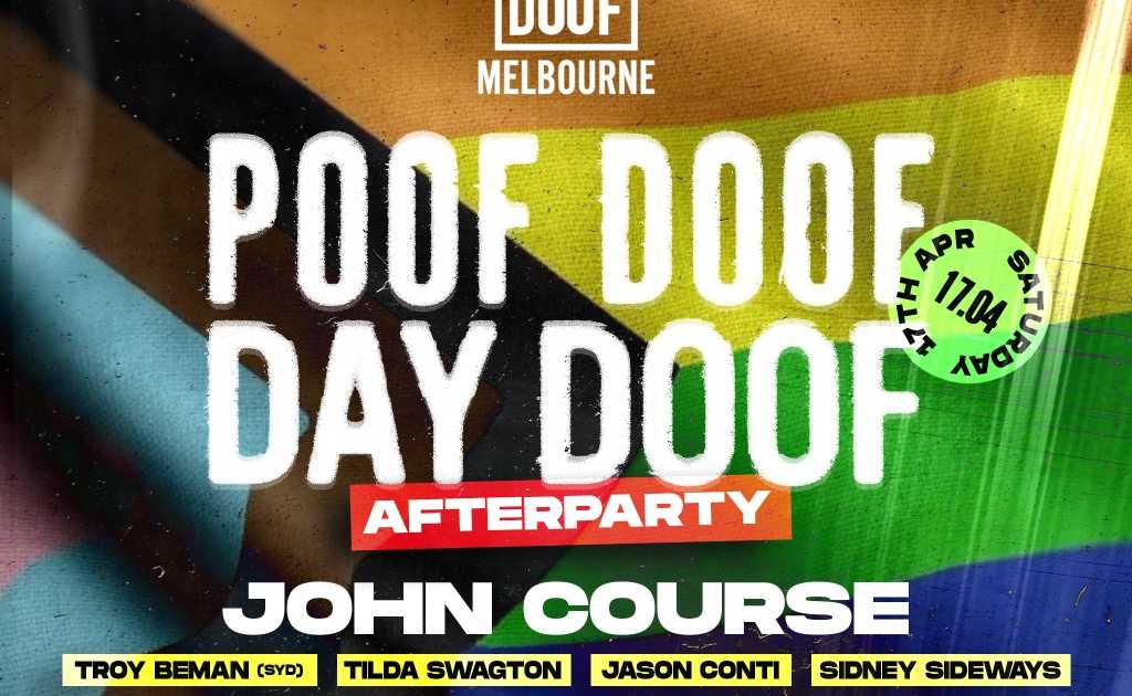 Poof Doof Melbourne: 17th April 2021 at Chasers Nightclub, Melbourne