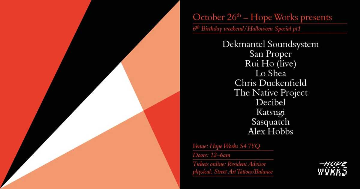 Dekmantel Soundsystem, San Proper, Rui Ho (Live), Lo Shea, Chris ...