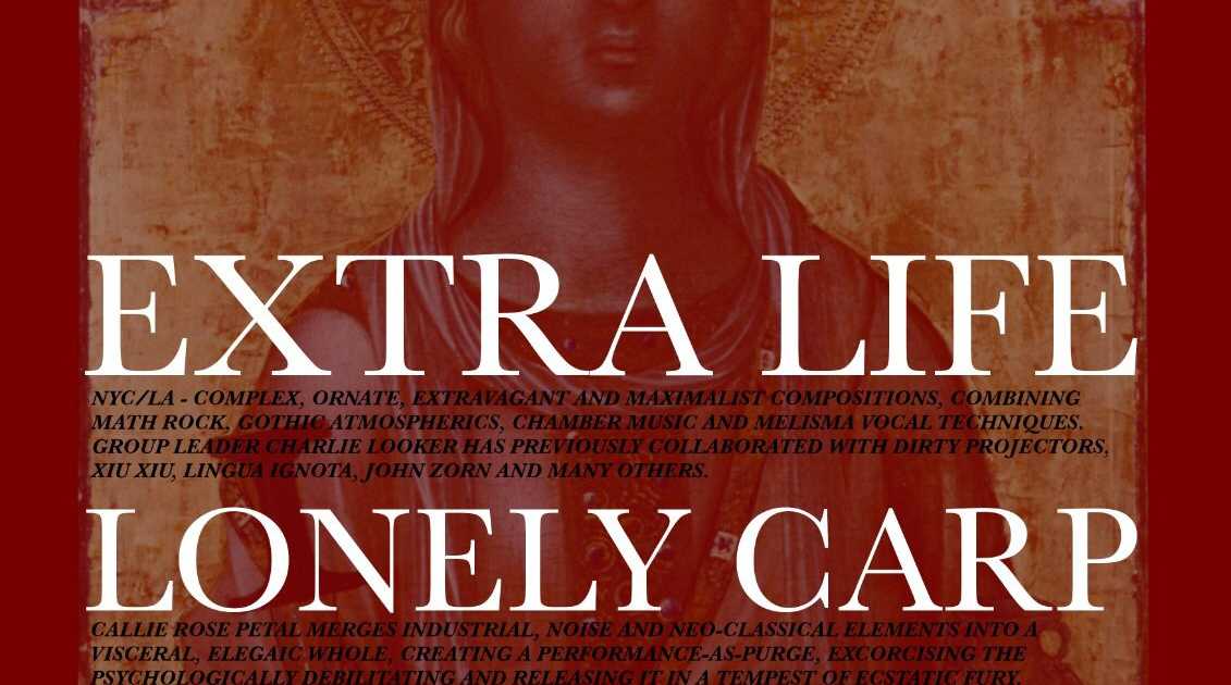 Extra Life / Lonely Carp / FK Alexander at The Banshee Labyrinth, Edinburgh