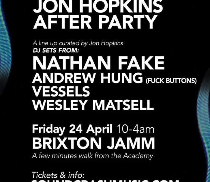 Official Jon Hopkins After Party bij Brixton Jamm, London