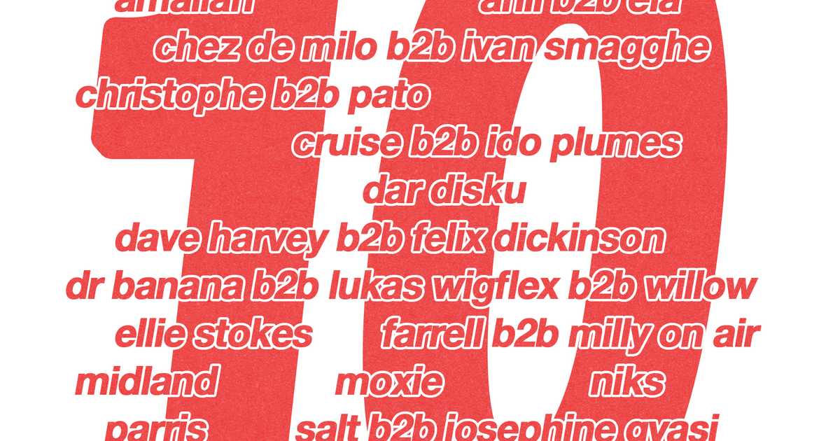 The Love Inn 10th Birthday Weekender bei The Love Inn, Bristol