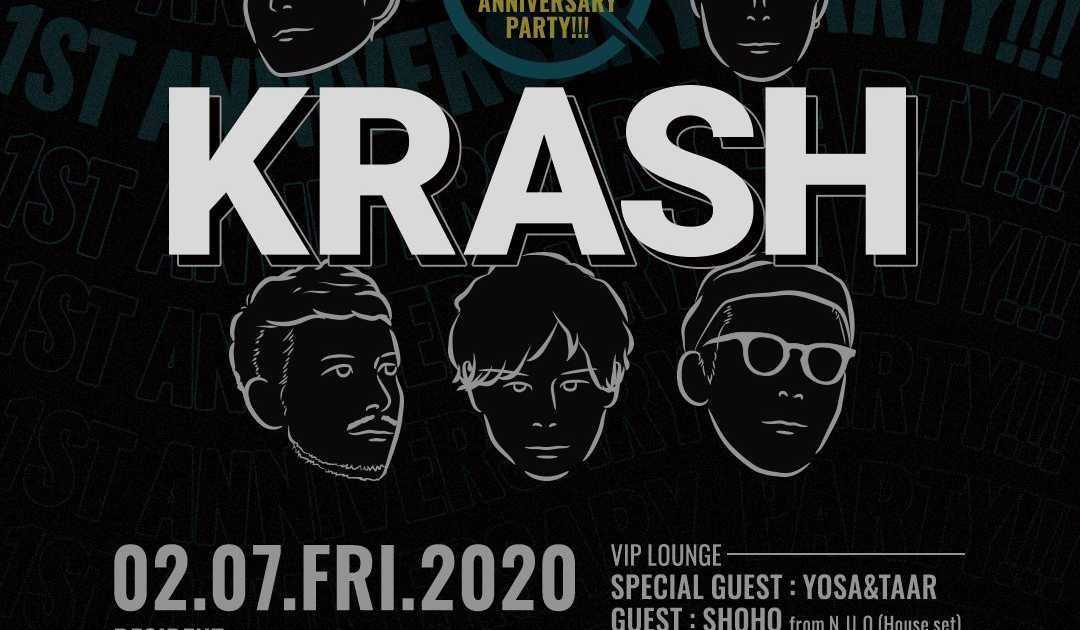 Krash 1ST Anniversary Party en WOMB, Tokio
