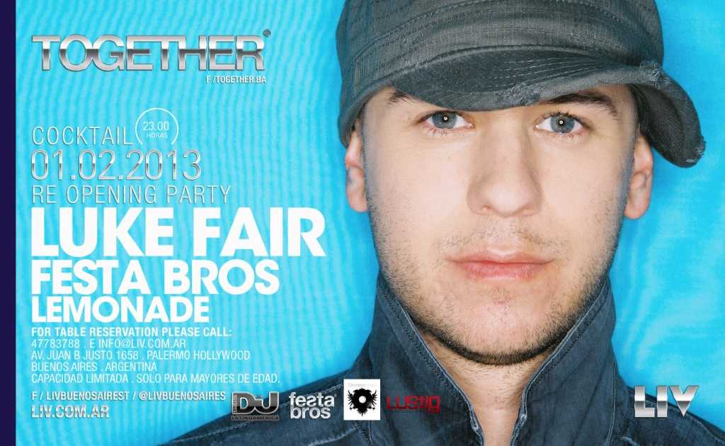 Together Re-Opening Feat. Luke Fair bei LIV, Buenos Aires