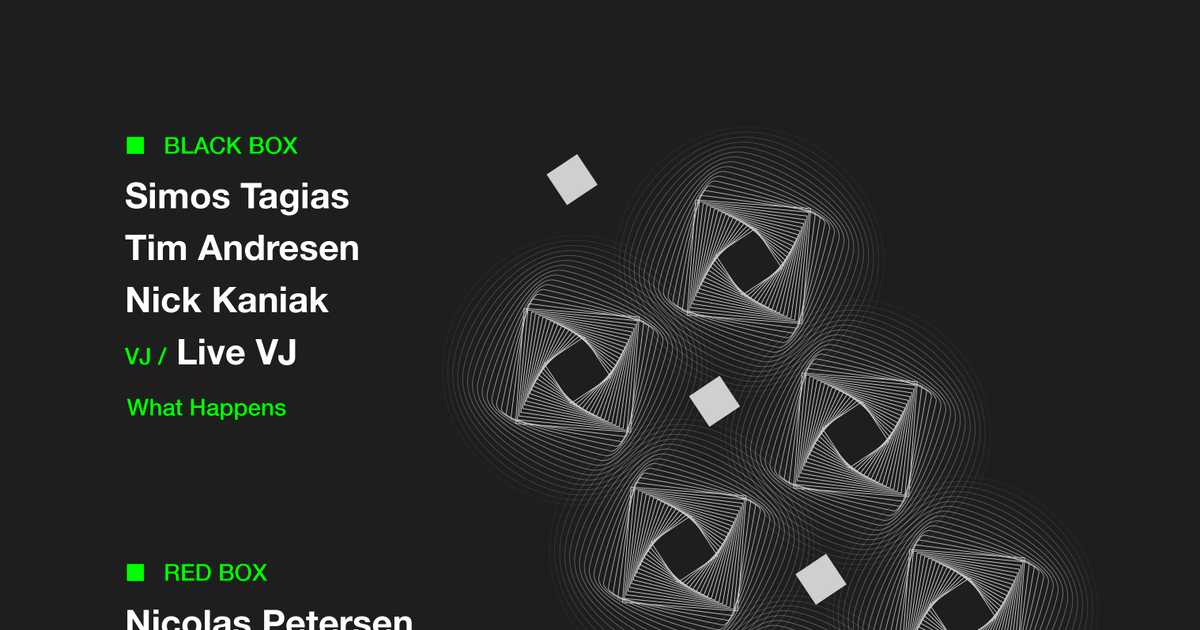 What Happens: Simos Tagias / Tim Andresen / Nick Kaniak / Audiophiles ...