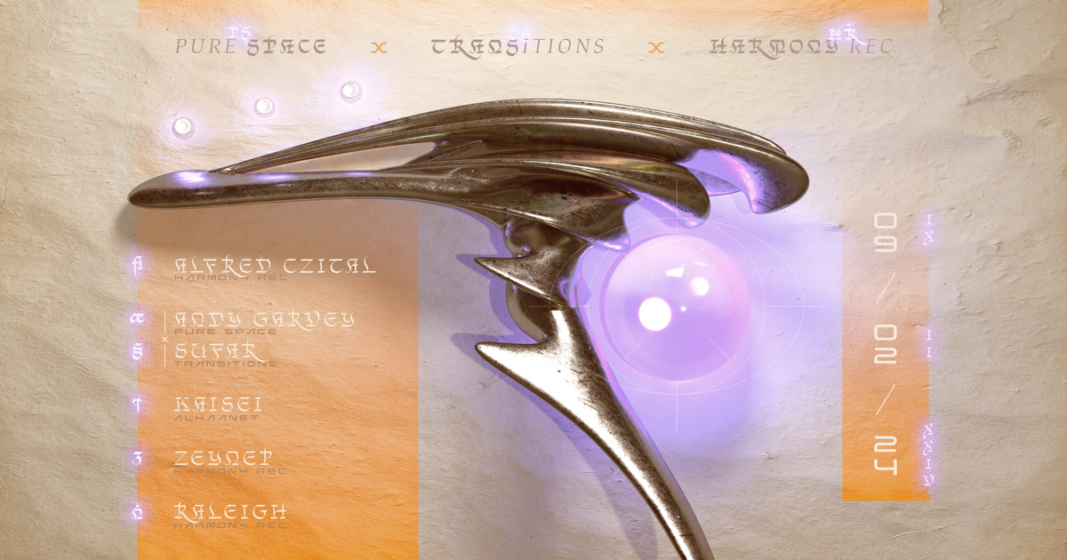 PURE SPACE X TRANSITIONS X HARMONY REC at TBA - Sydney Inner west, Sydney