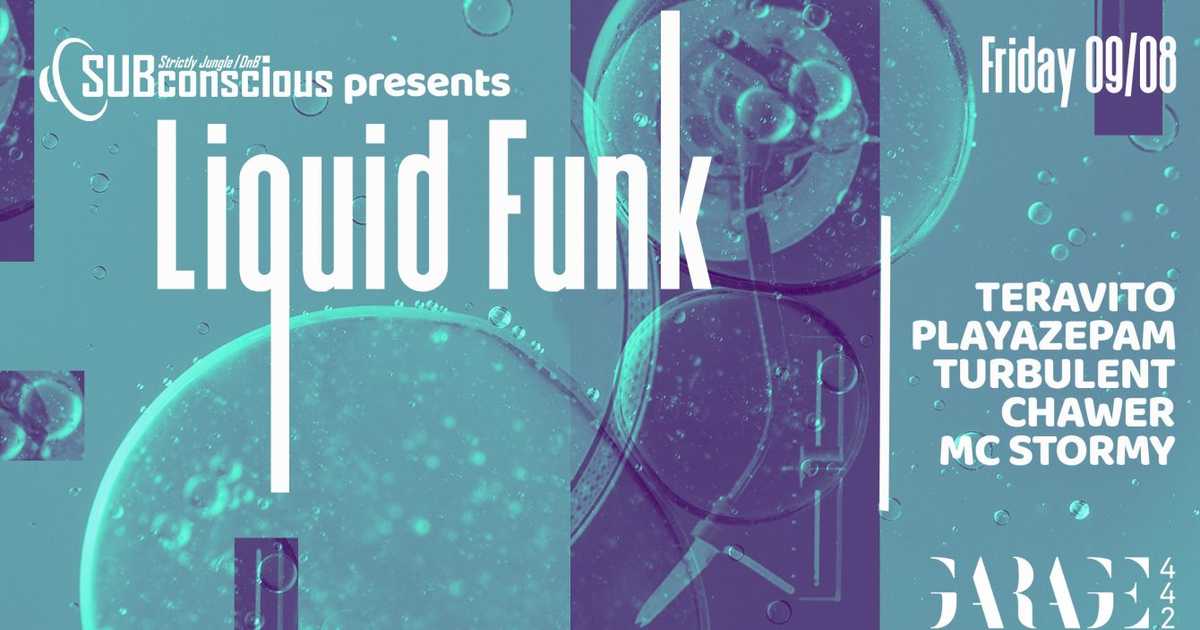 Subconscious presents // Liquid Funk em Garage 442, Barcelona