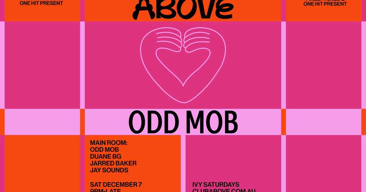 Above — December 7 feat. Odd Mob at The Ivy, Sydney