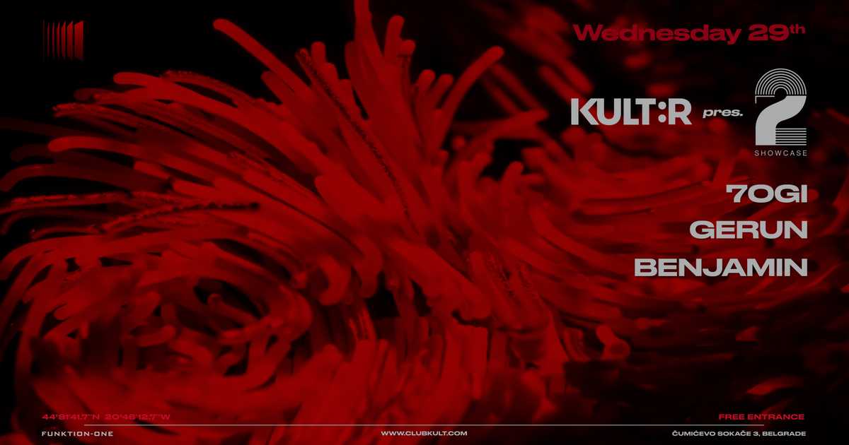 KULT:R pres. DVICA showcase at Kult, Belgrade