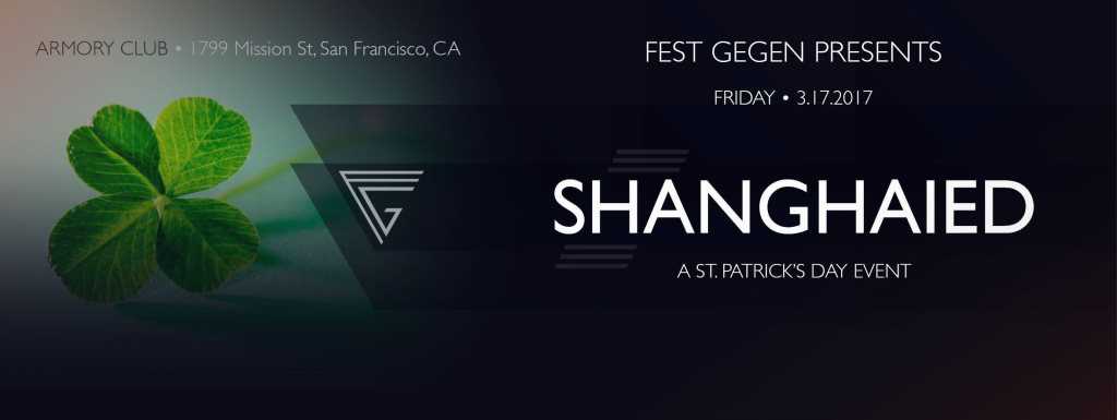 Shanghaied • St Pats Day Party at The Armory Club, San Francisco/Oakland