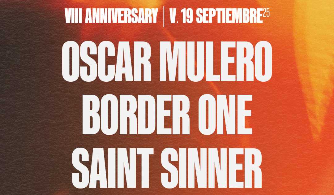 *LAST TICKETS* Crow VIII Anniversary Oscar Mulero, Border One & SAINT ...